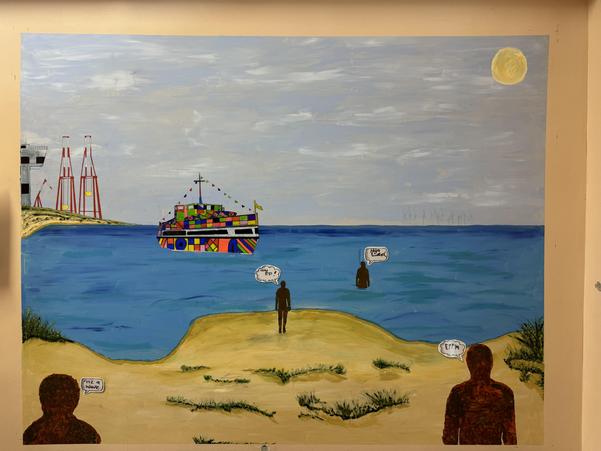 Waterloo Primary School - YEAR 5 COASTAL WALL MURAL